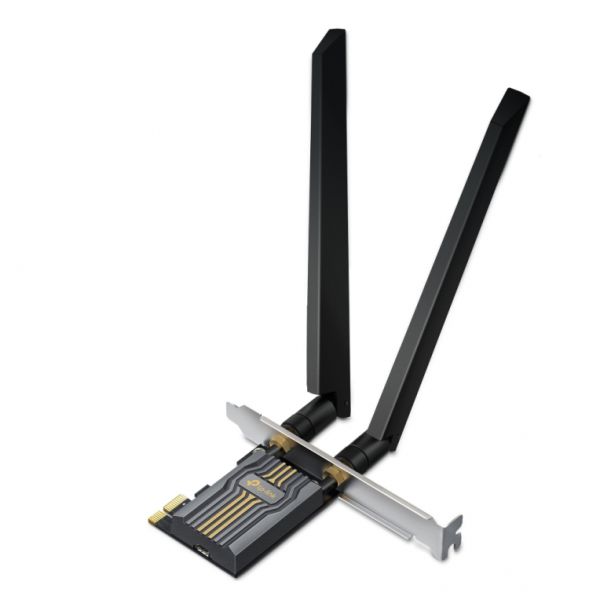 BE6500 Tri-Band Wi-Fi 7 Bluetooth PCI Express Adapter, 2880 Mbps at 6 ...